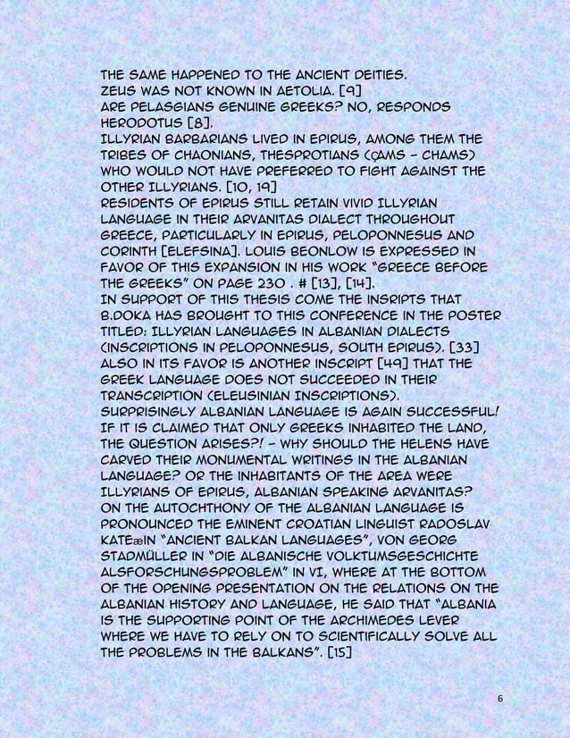 Illyrian languages, history and epigraphy. | DOCX | Genealogy and ...