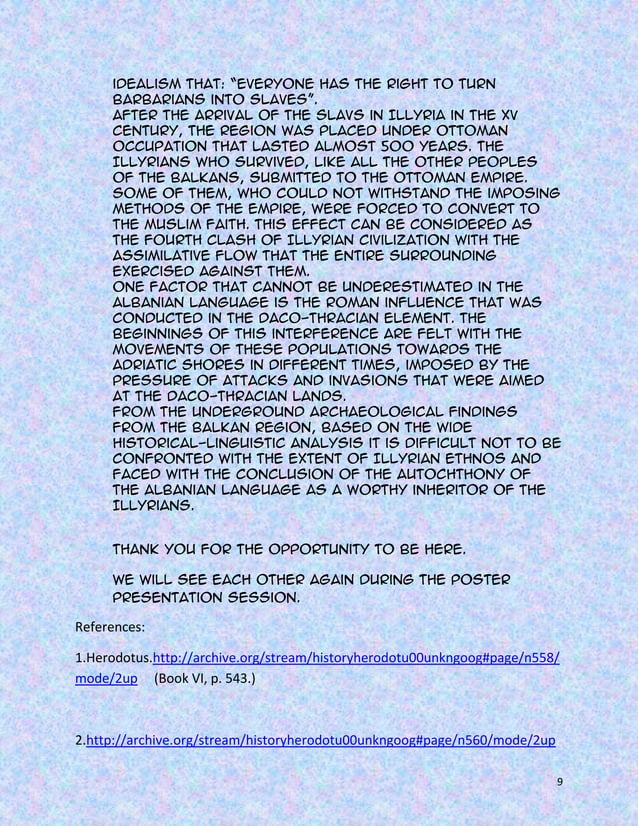 Illyrian languages, history and epigraphy. | DOCX | Genealogy and ...