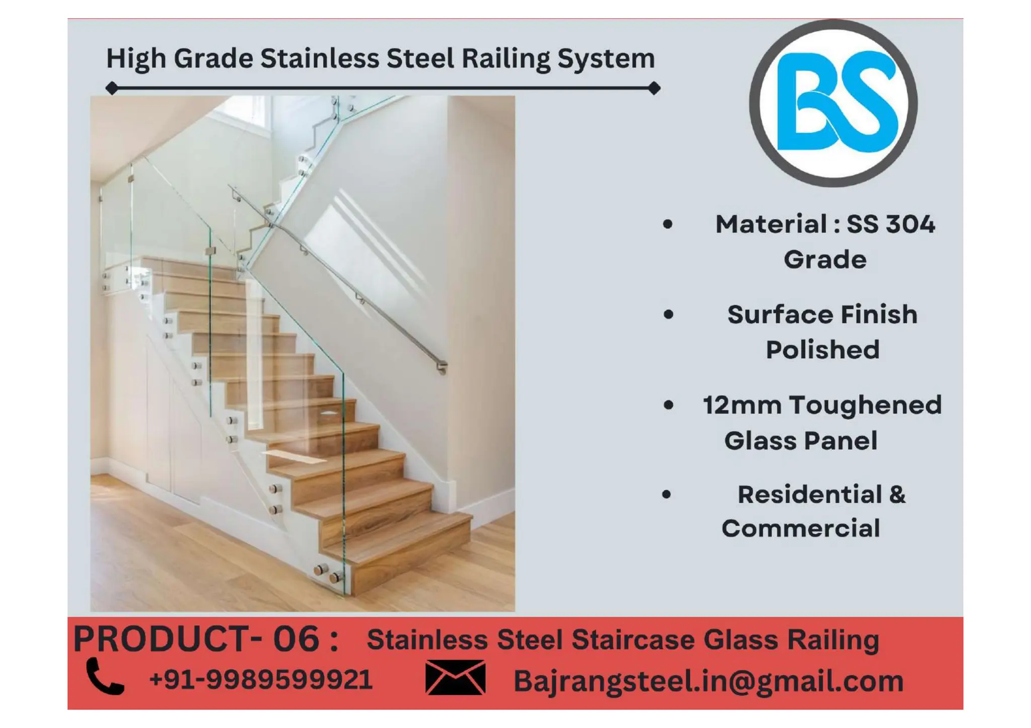 Steel & Glass Railing Works For Homes, Apartments | PPT