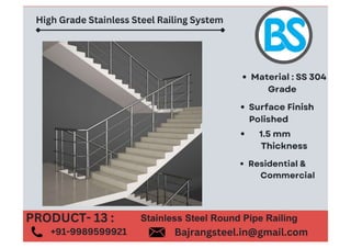 Steel & Glass Railing Works For Homes, Apartments | PPT