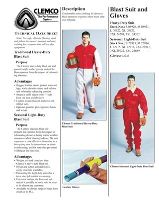 BLASTING CLOTH | PDF