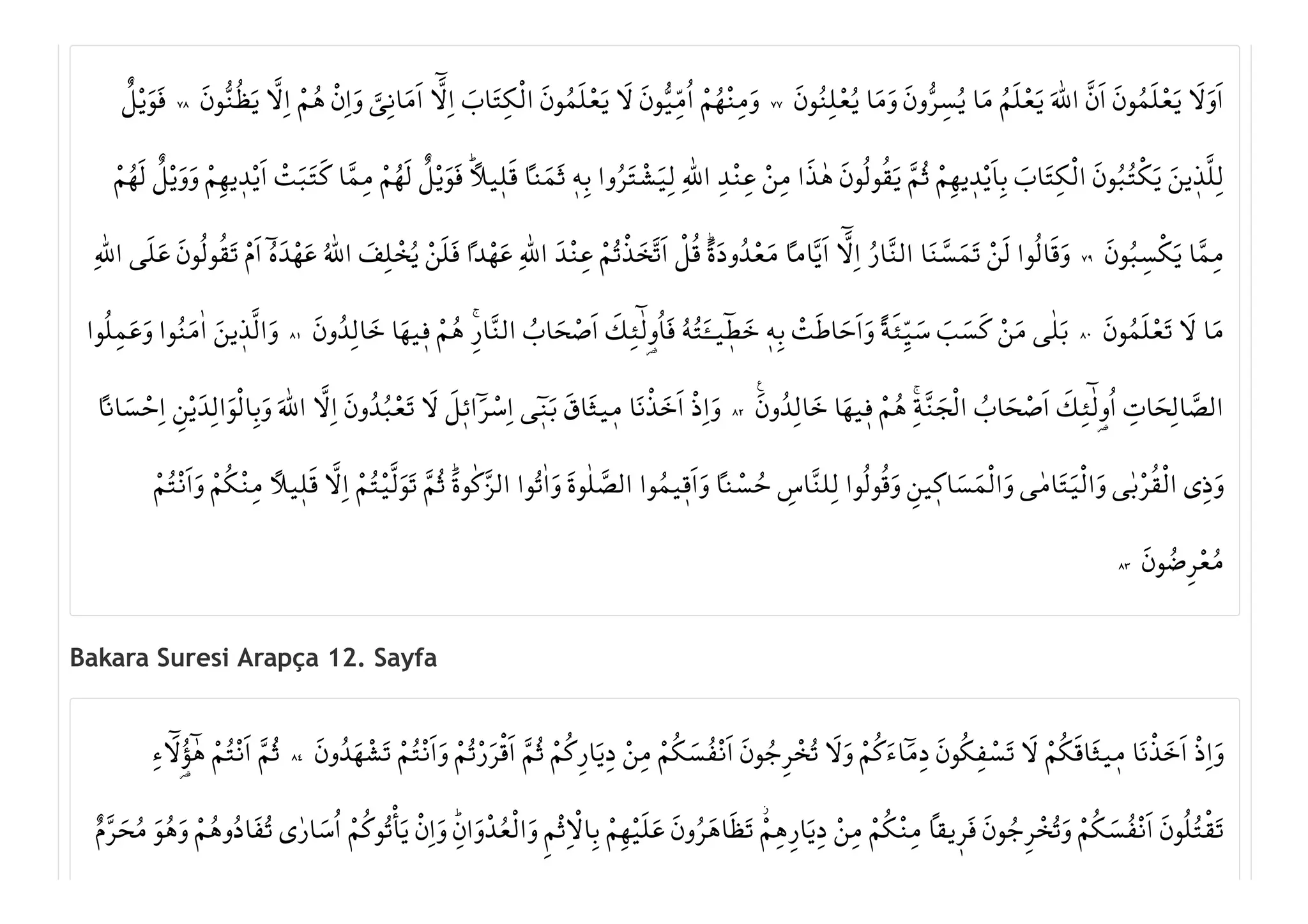 Bakara suresi suresi.com.tr