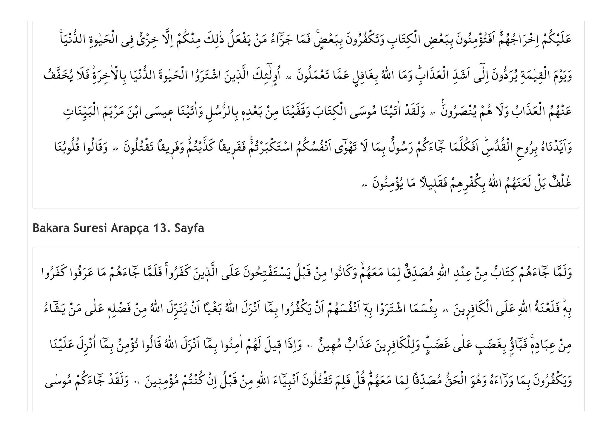 Bakara suresi suresi.com.tr