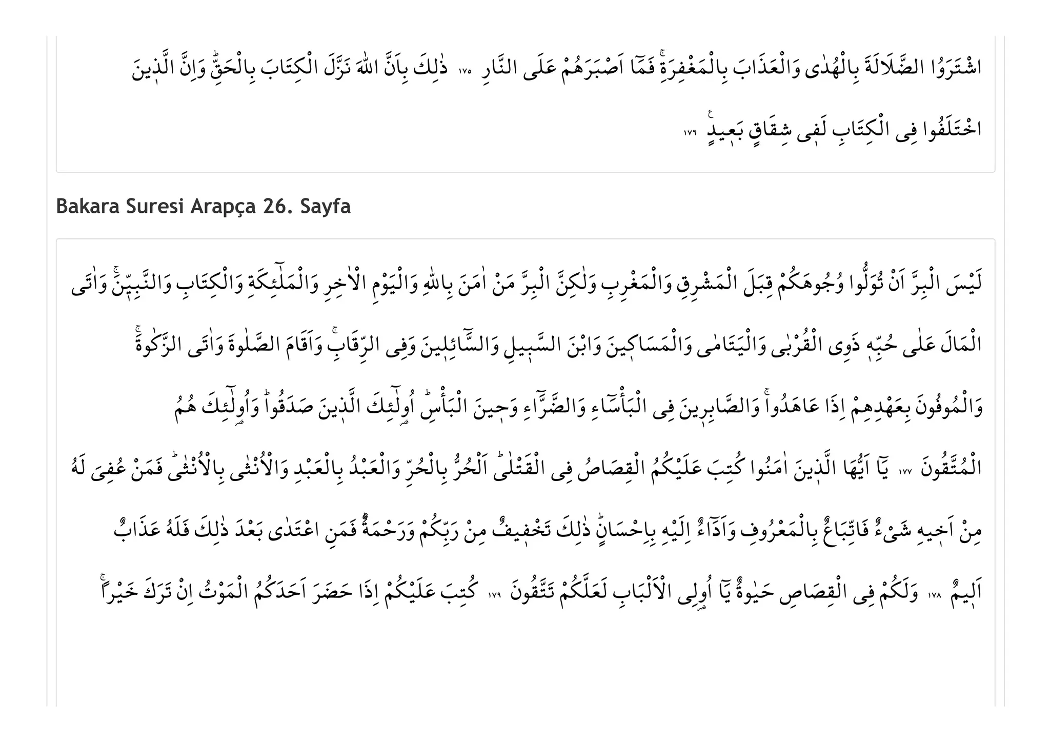 Bakara suresi suresi.com.tr