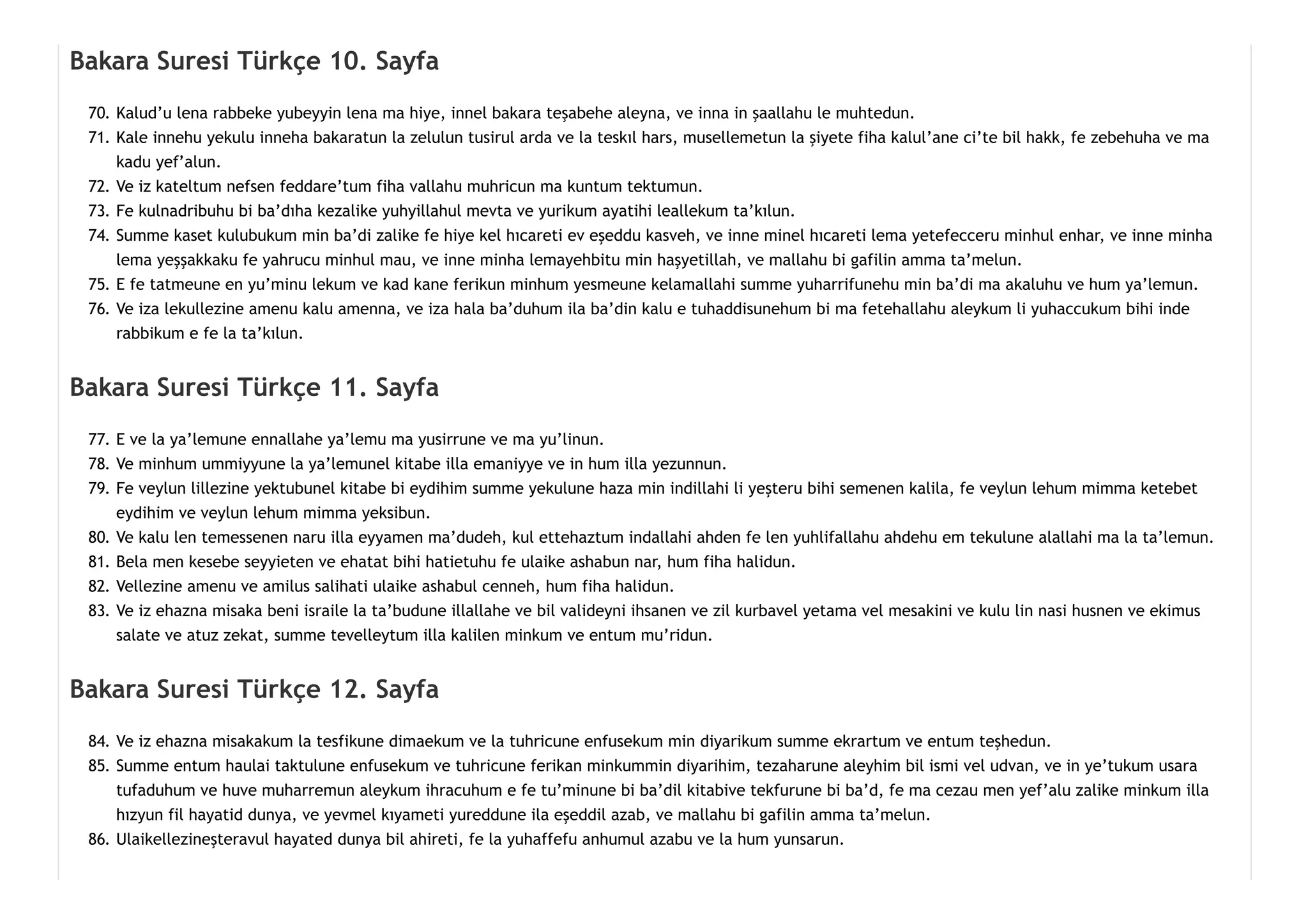 Bakara suresi suresi.com.tr