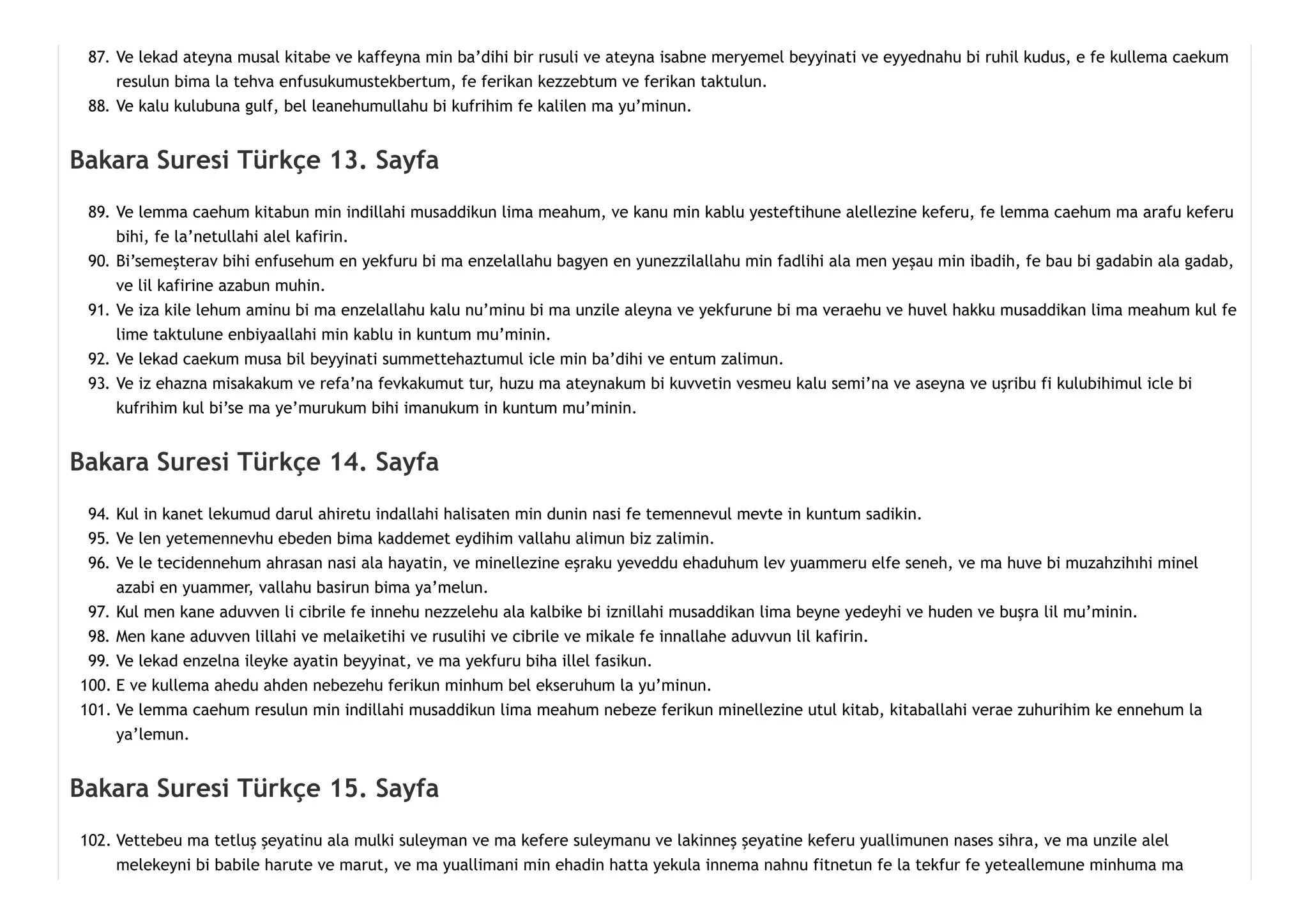 Bakara suresi suresi.com.tr