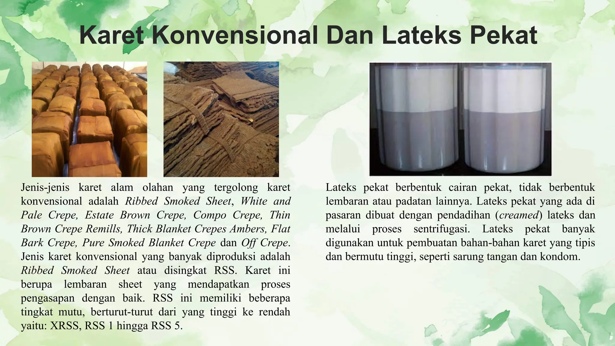 TEKNOLOGI KARET CHAPTER 1 TENTANG LATEKS | PPTX