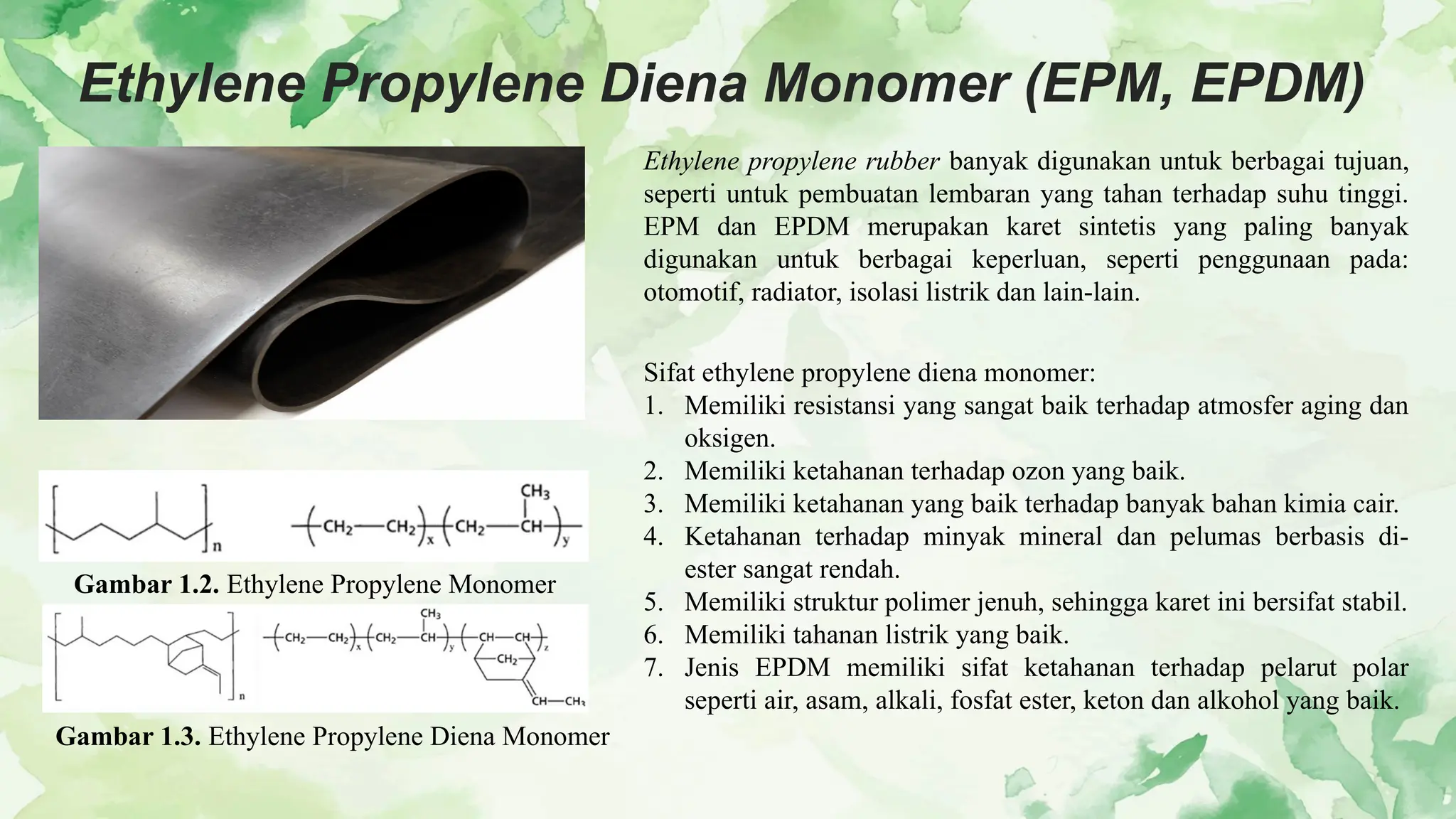 TEKNOLOGI KARET CHAPTER 1 TENTANG LATEKS | PPTX