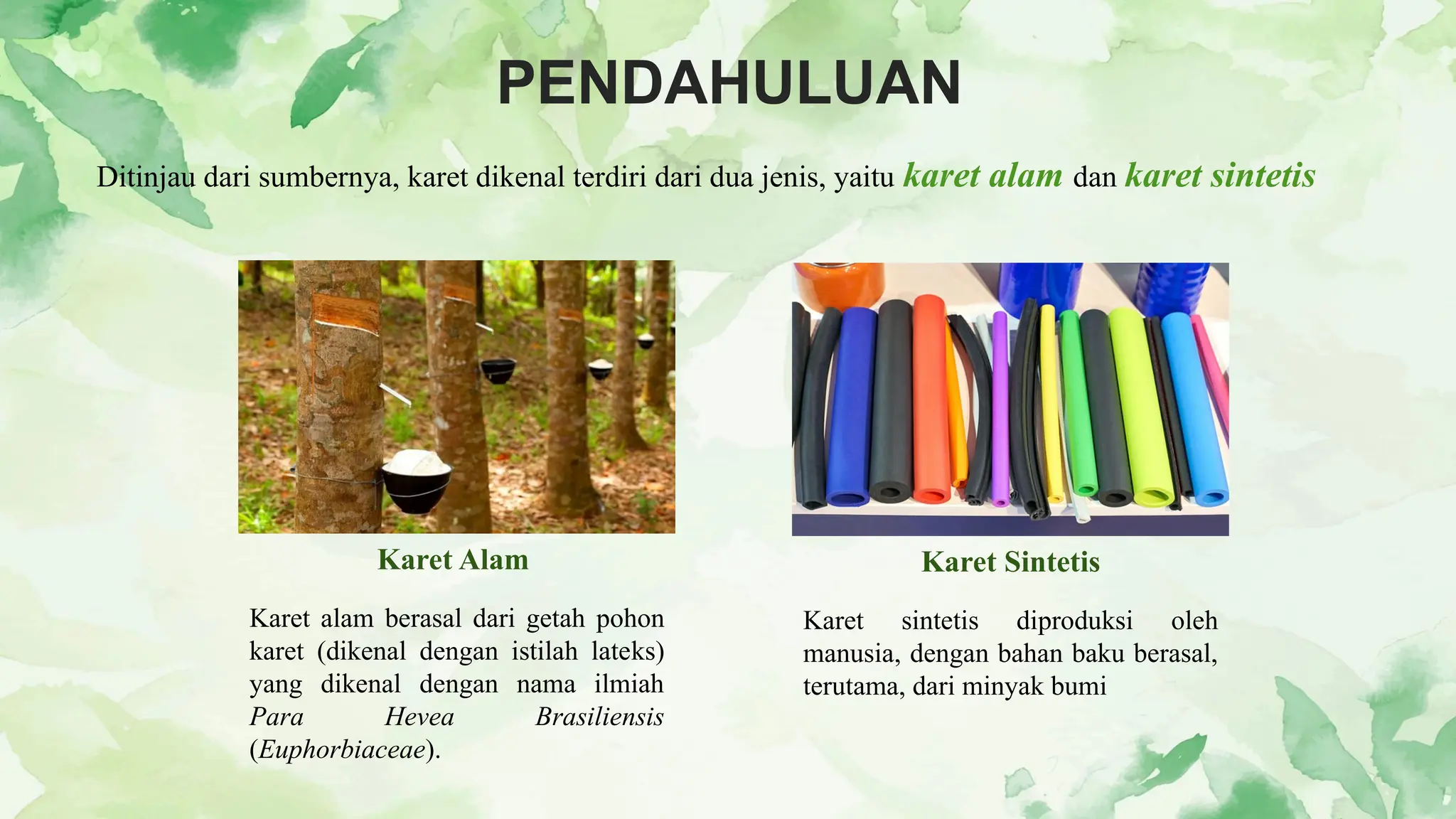 TEKNOLOGI KARET CHAPTER 1 TENTANG LATEKS | PPTX