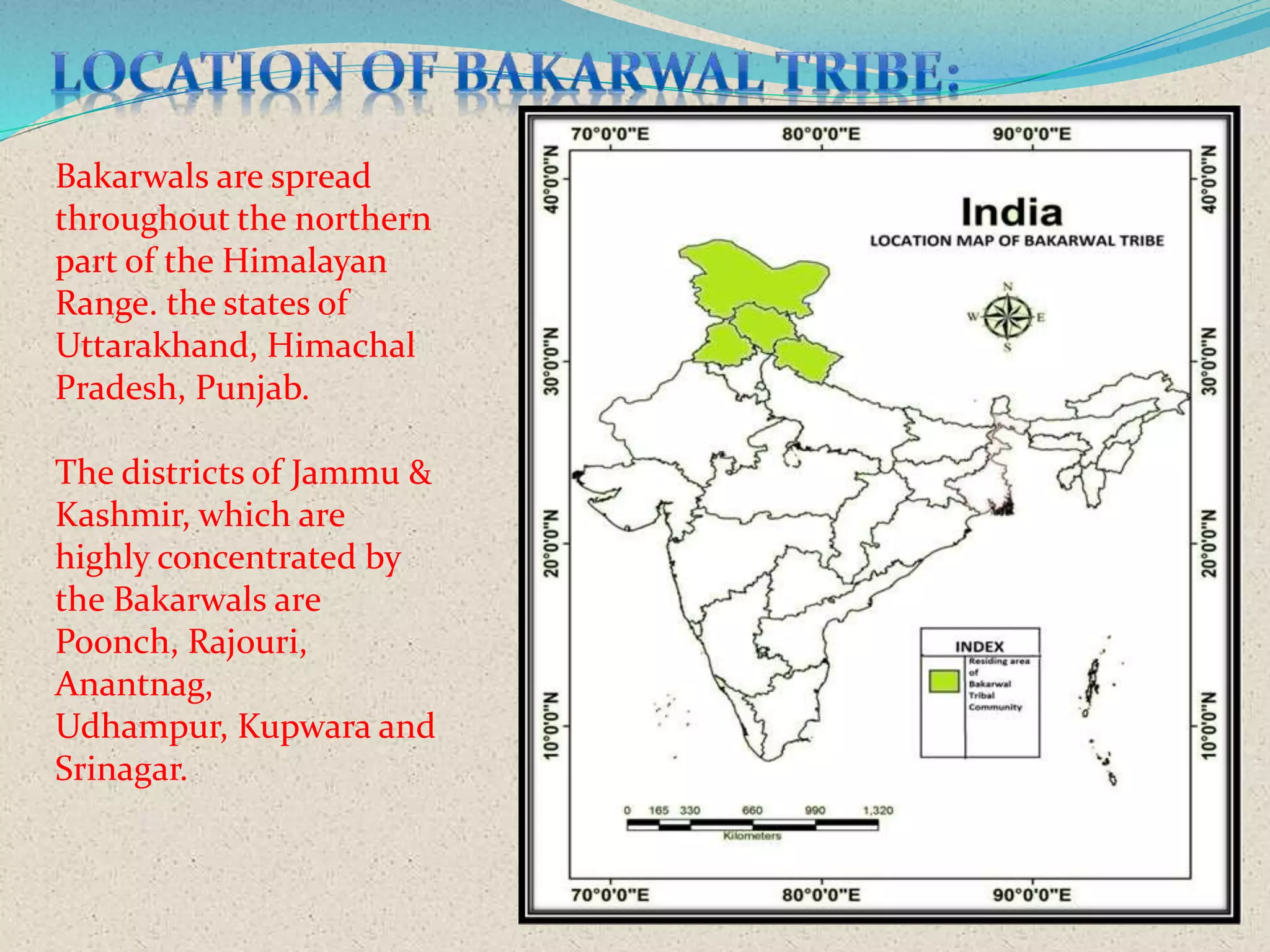 Bakarwal Tribe of Jammu & Kashmir | PPTX