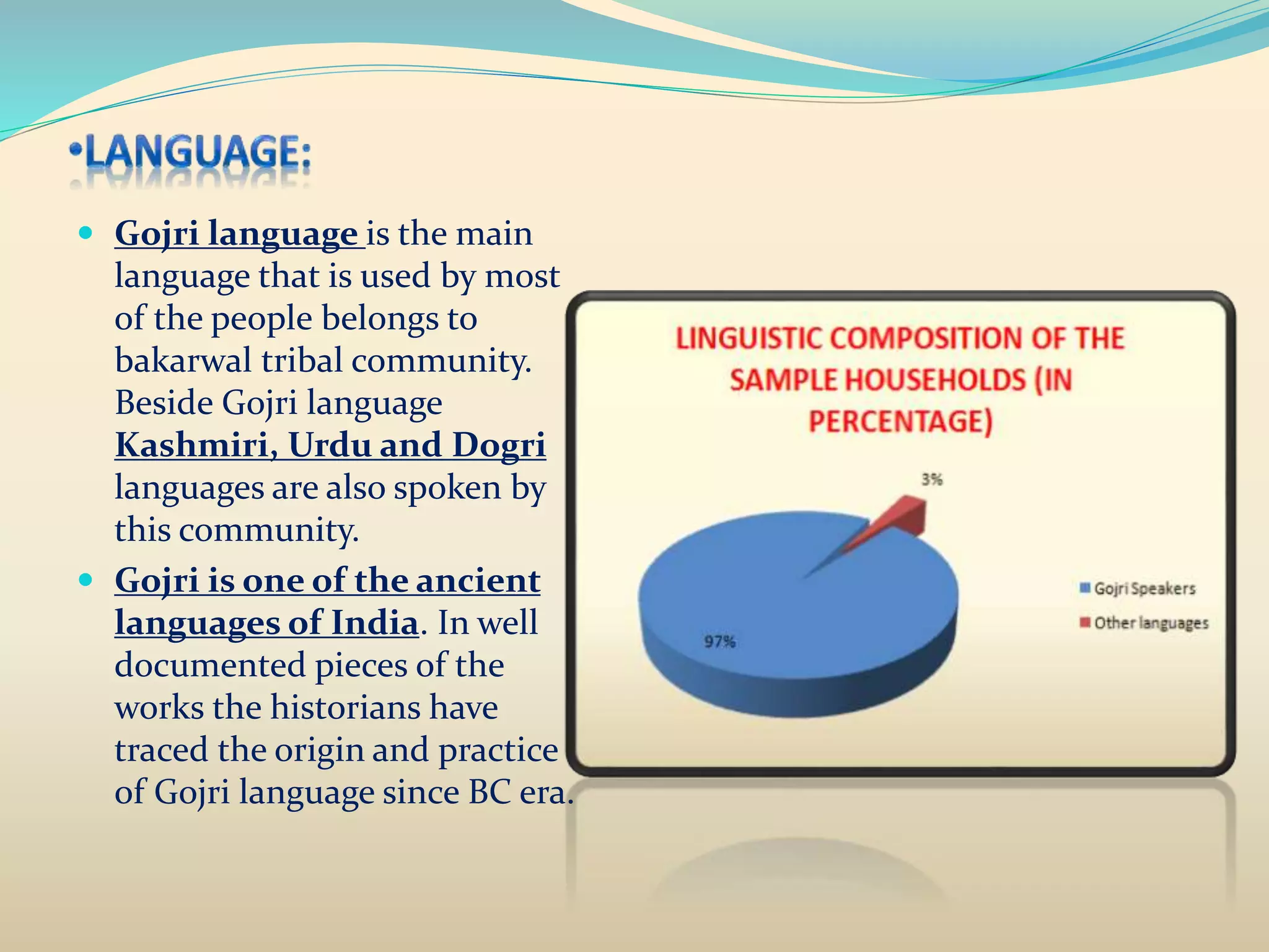Bakarwal Tribe of Jammu & Kashmir | PPTX