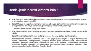 Bakat dan minat | PPTX