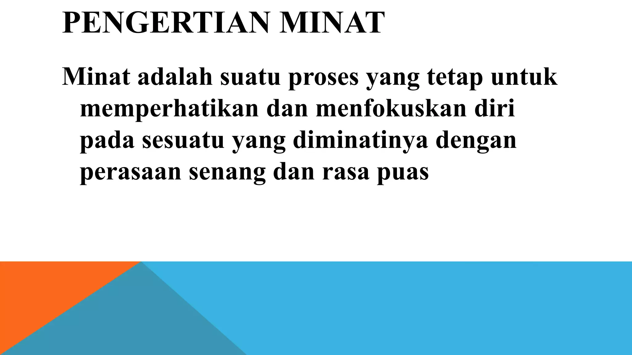 Bakat dan minat | PPTX