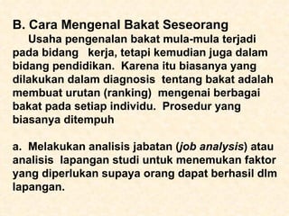 Bakat & minat | PPT