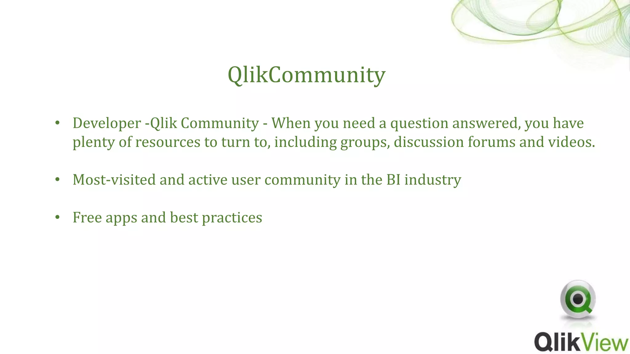 Bake-off QlikView | PPT