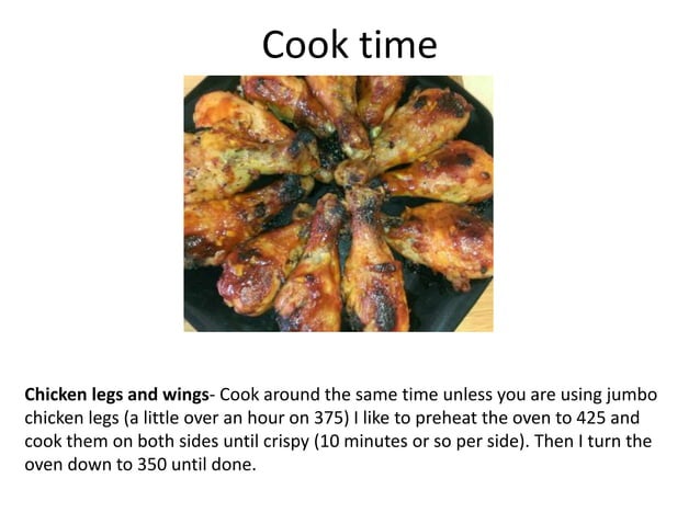Baked Chicken Legs | PPT