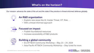 Updates from the Center for Threat-Informed Defense | PDF | Operating ...