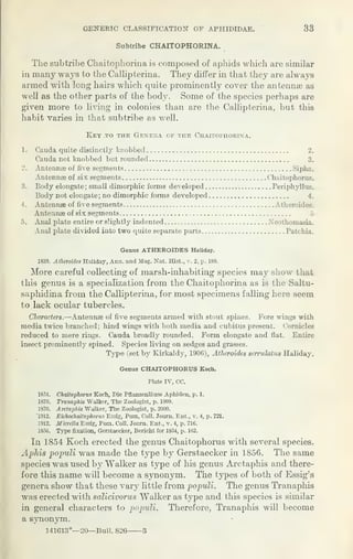 Baker 1920 genericclassification of Aphididae.pdf