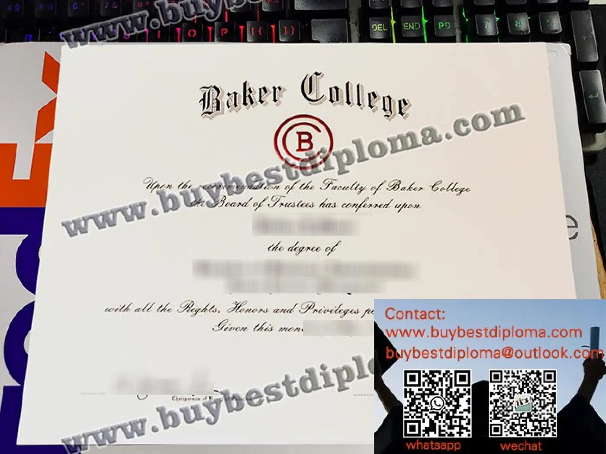 Baker College diploma | PDF