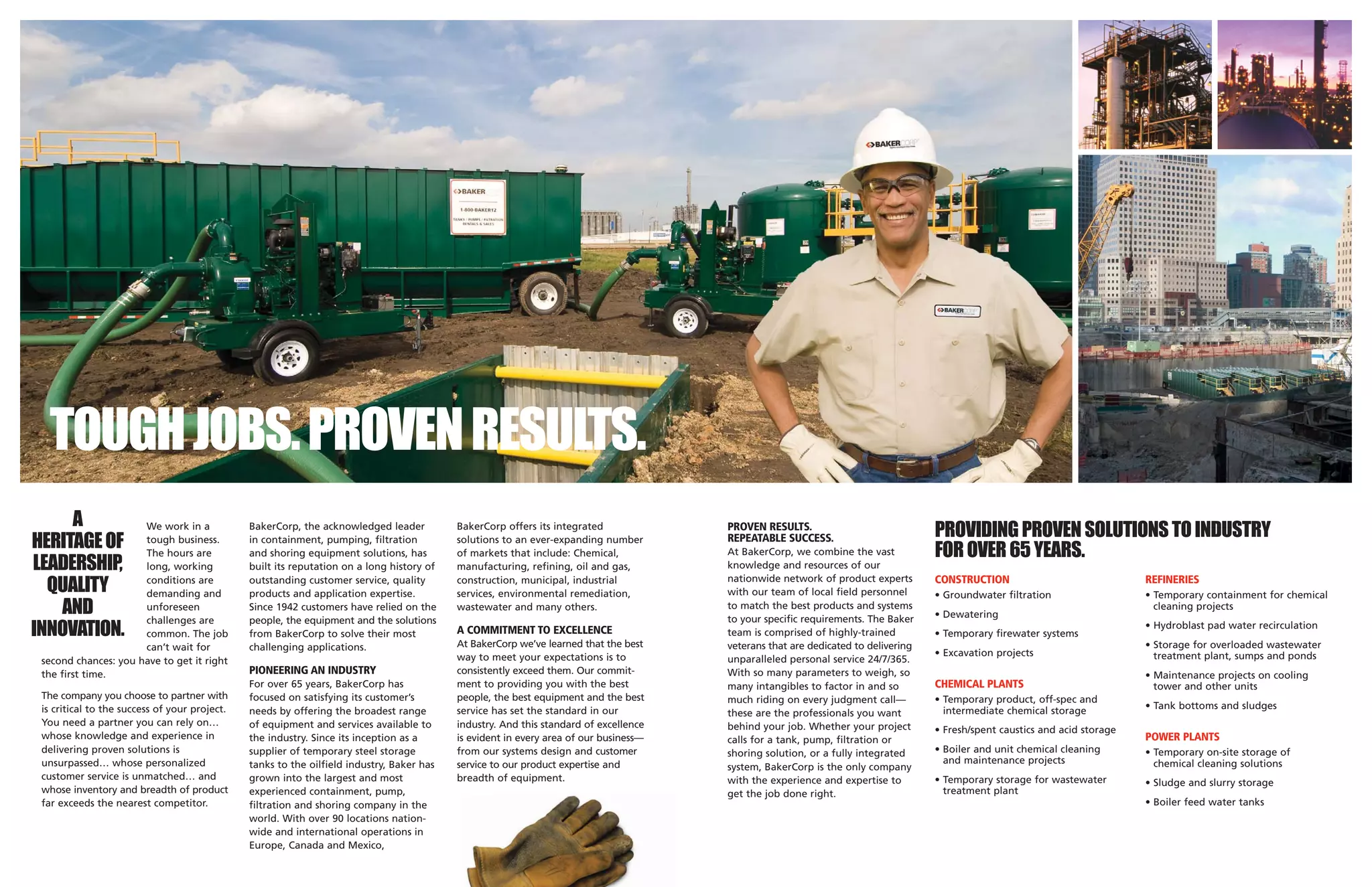 Baker Corp Product Information | PDF | Business | Business and Finance