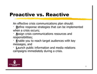 Crisis Communications | PPT