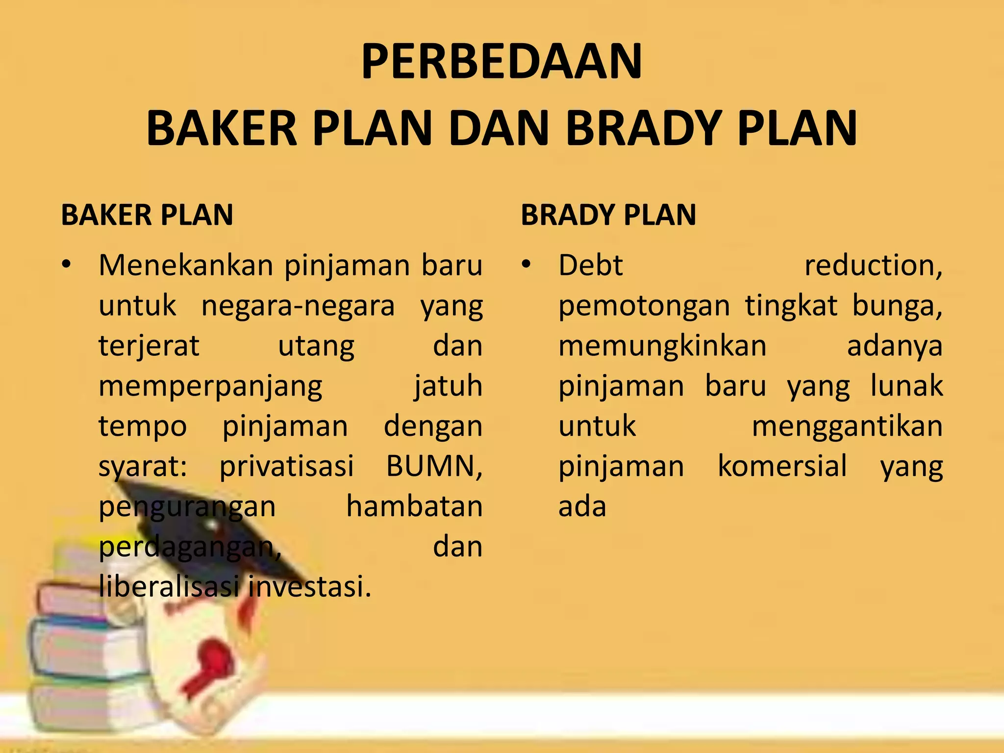 Baker plan dan brady plan | PPTX