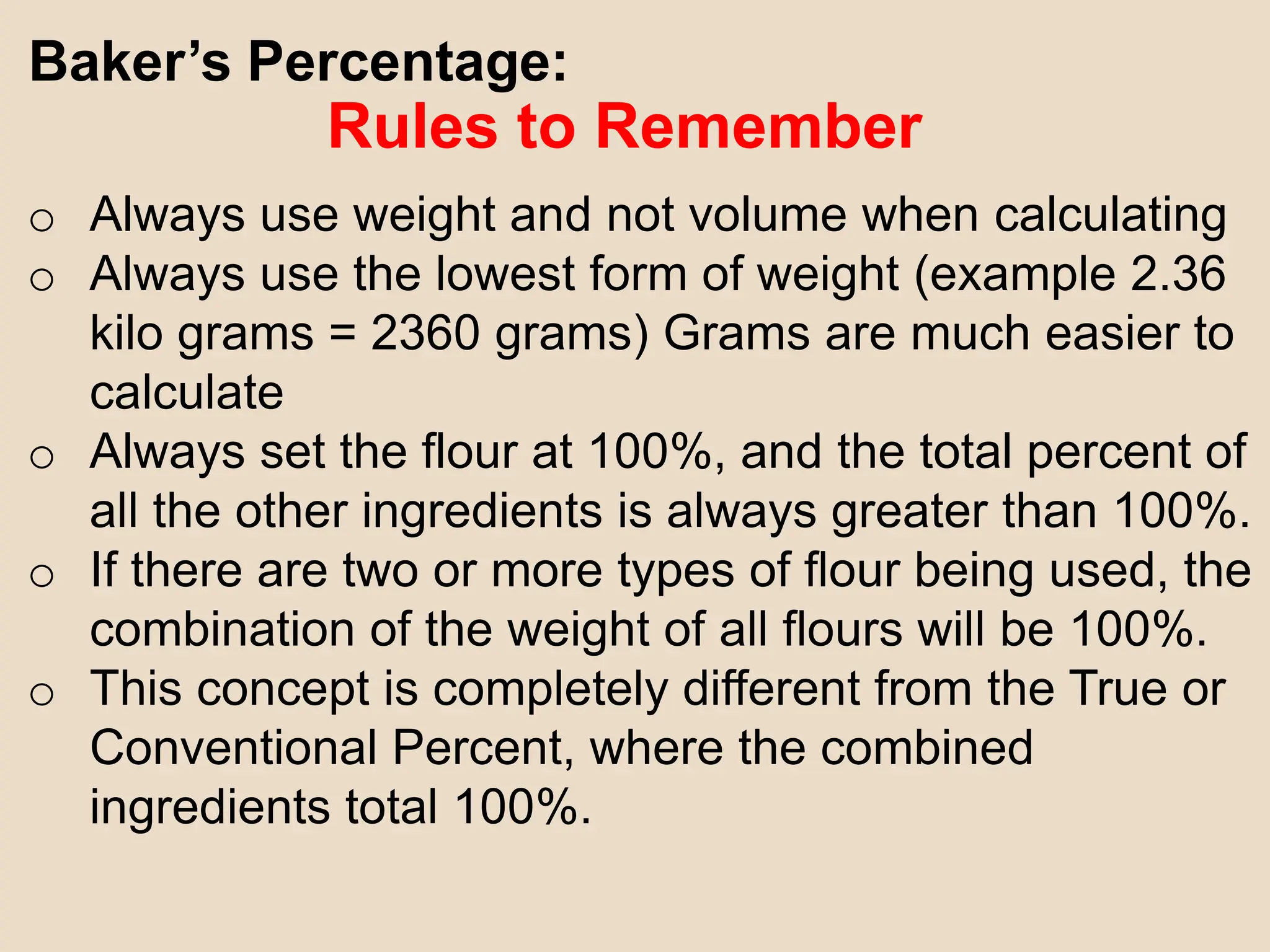 bakerspercentage | PDF