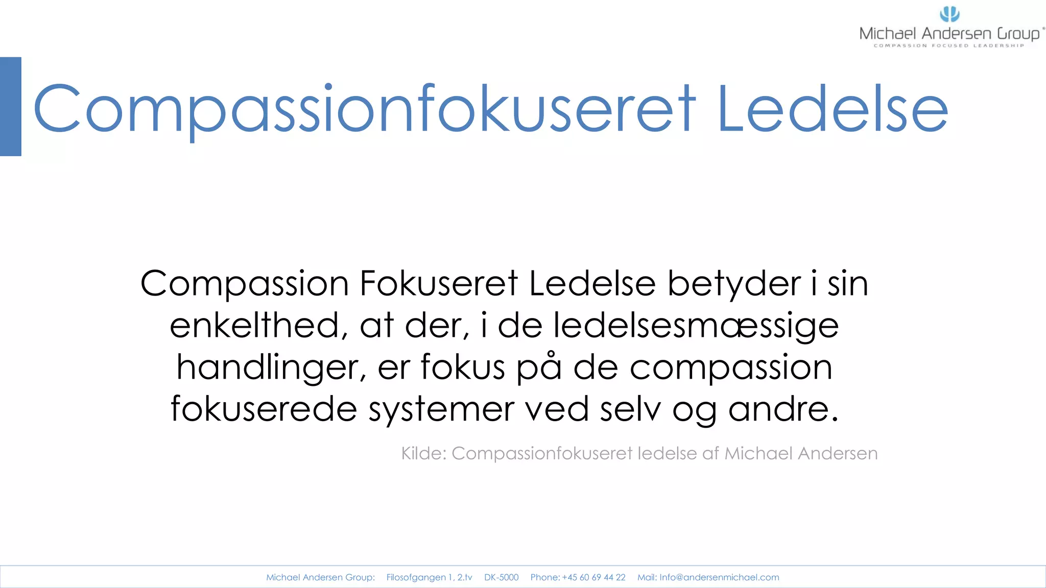 Compassionfokuseret ledelse | PDF
