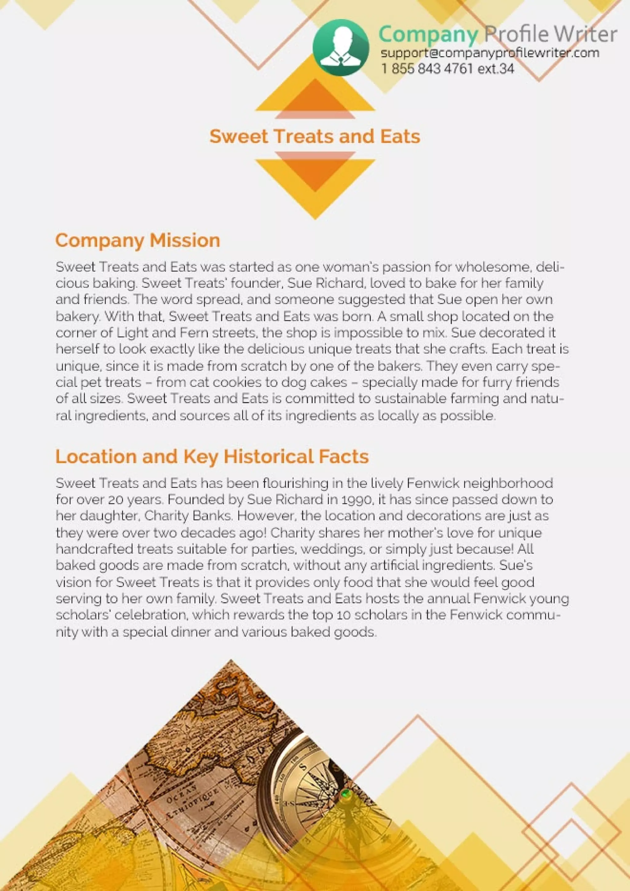 Bakery Company Profile Example | PDF