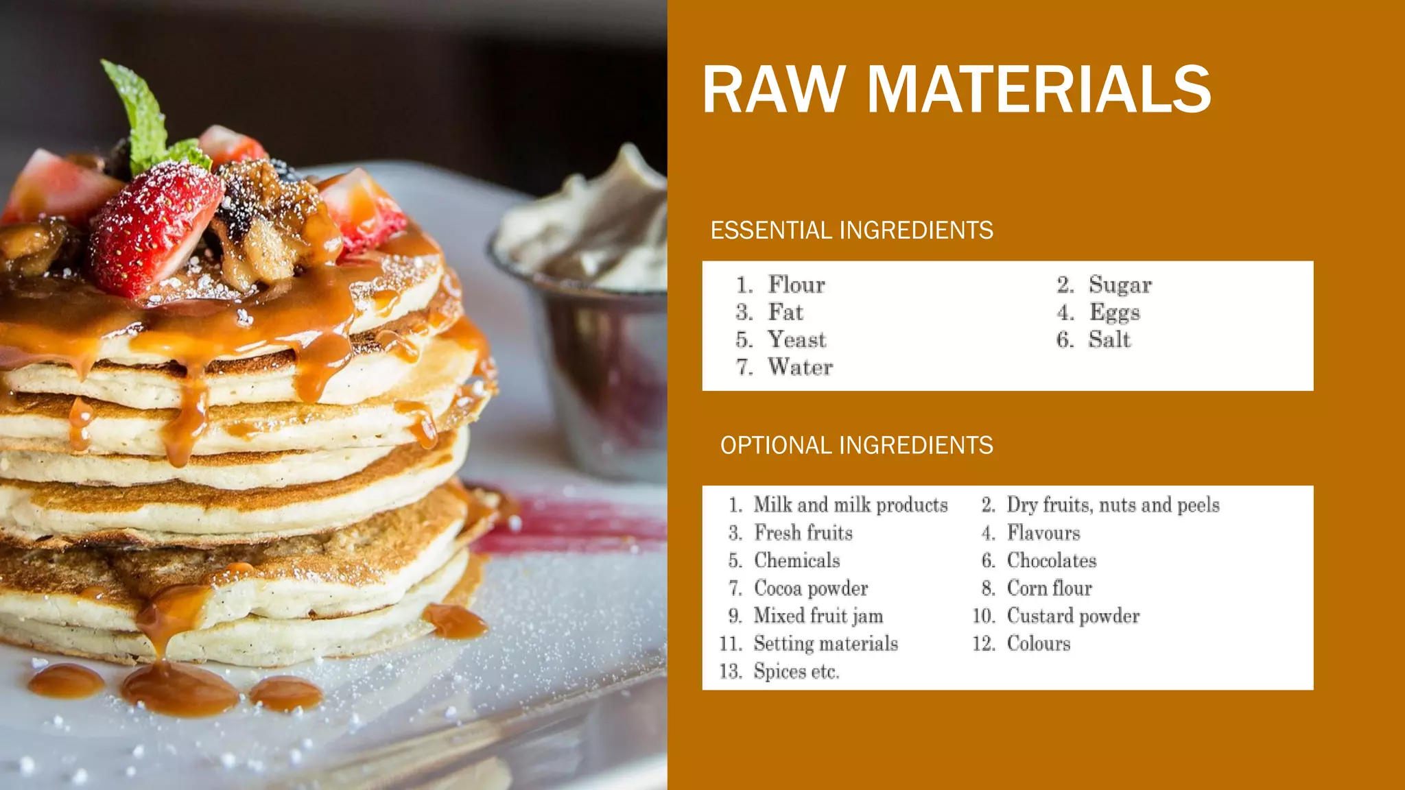 BAKERY - Raw Materials | PDF