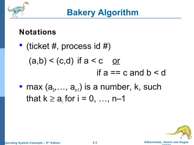 Bakery algorithm | PPT