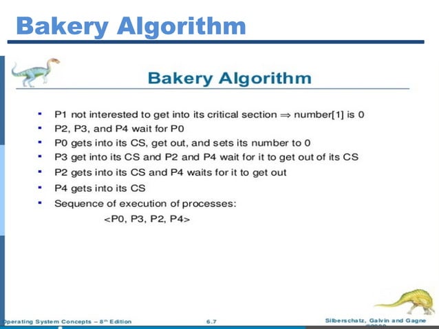 Bakery algorithm in operating system | PPT