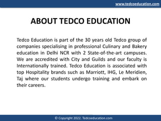 Bakery And Confectionery Courses | PPT