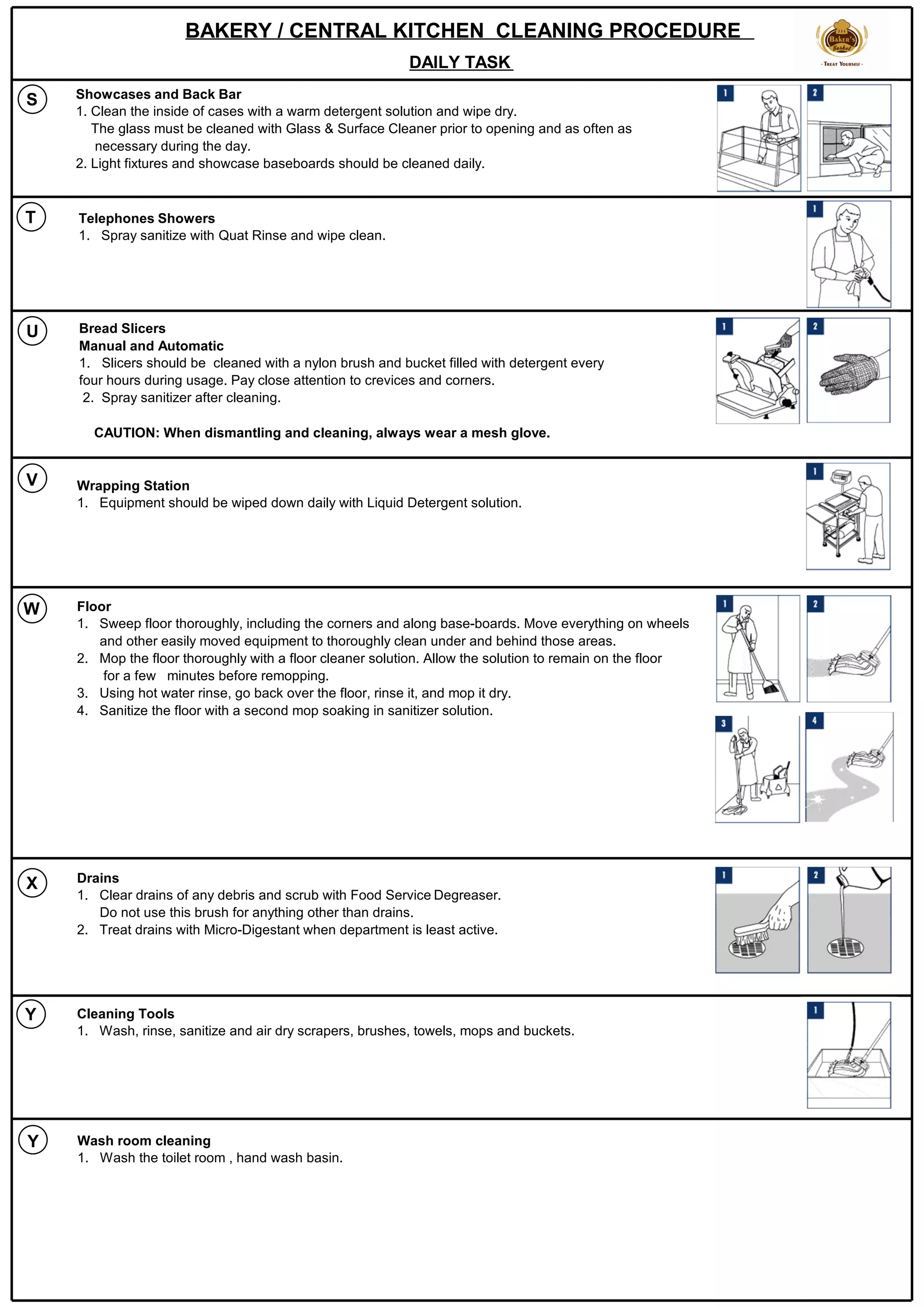Bakery cleaning daily -03 | PDF