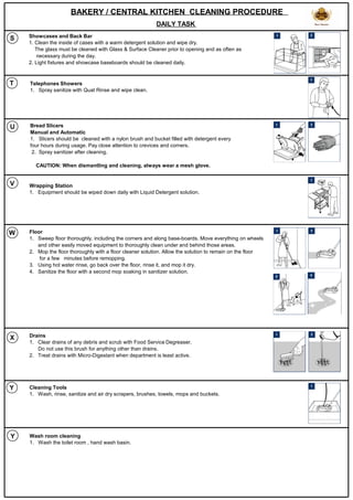 Bakery cleaning daily -03 | PDF