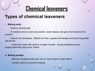 Bakery ingrediends and their role in bakery | PPT