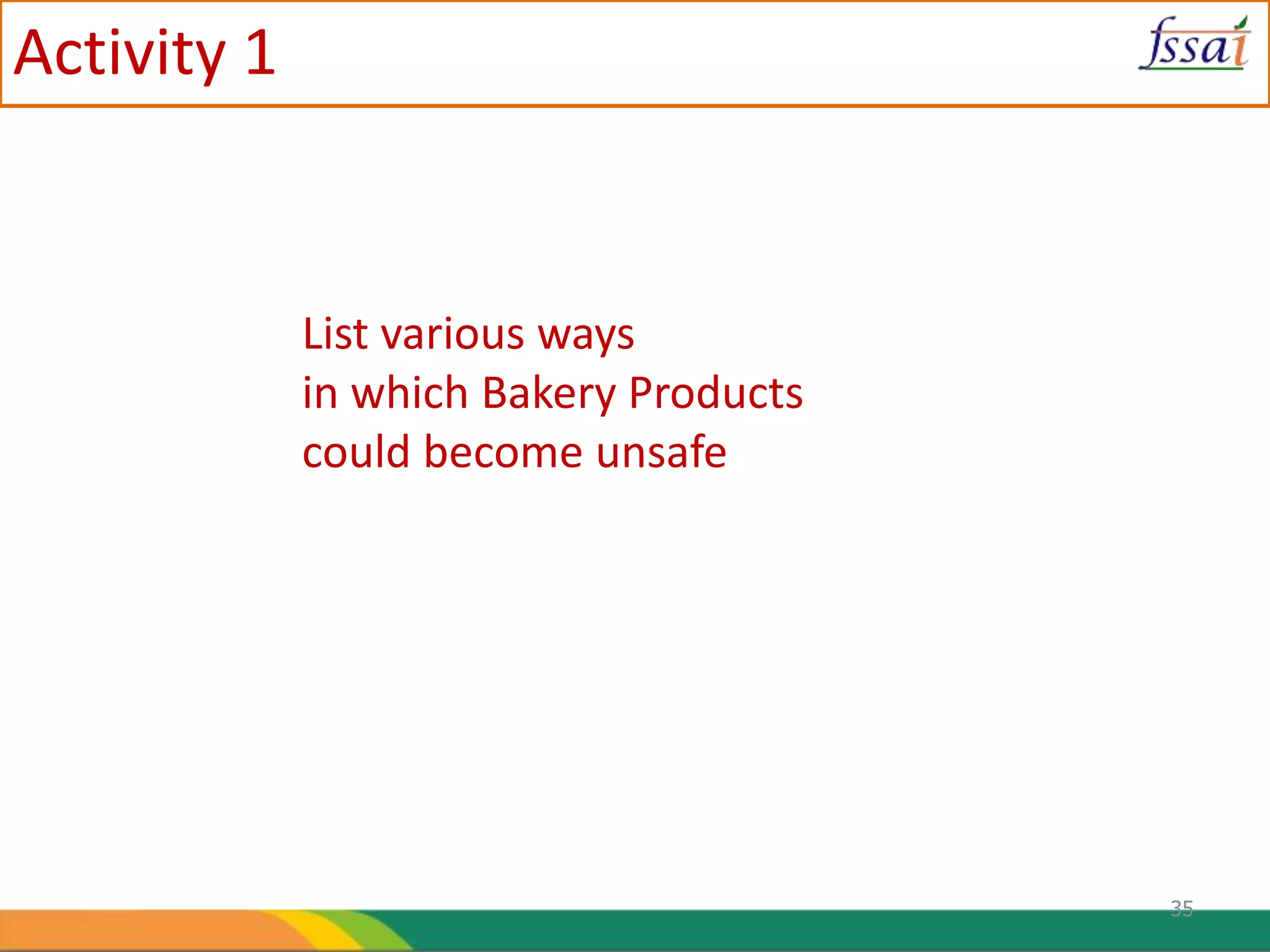 Food safety in Bakeries | PPT