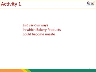 Food safety in Bakeries | PPT