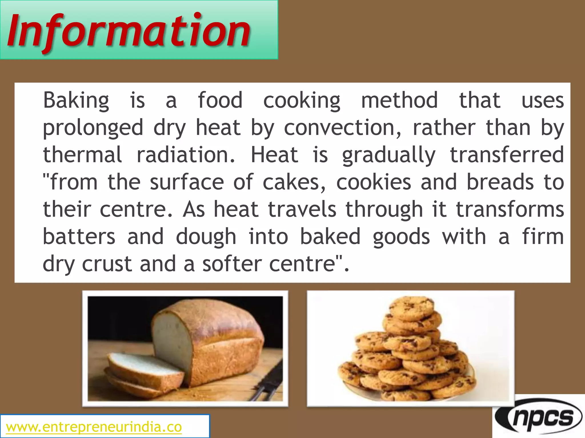 Bakery Manufacturing Process. Manufacture of Bread, Biscuit, Cake ...