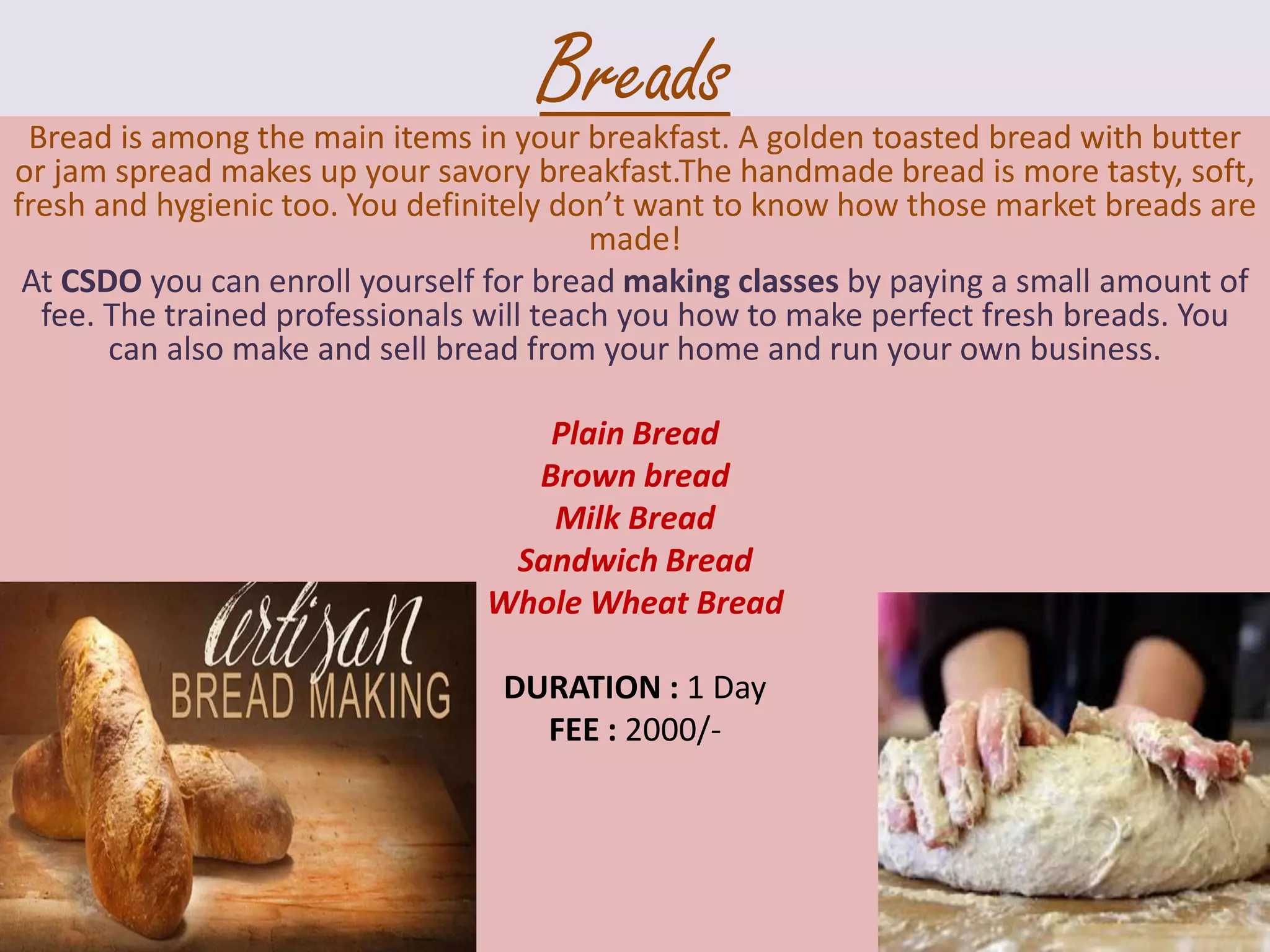 Bakery ppt pdf | PDF
