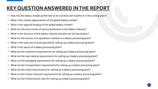 Detailed Project Report on Bakery Processing Plant Setup | PPTX