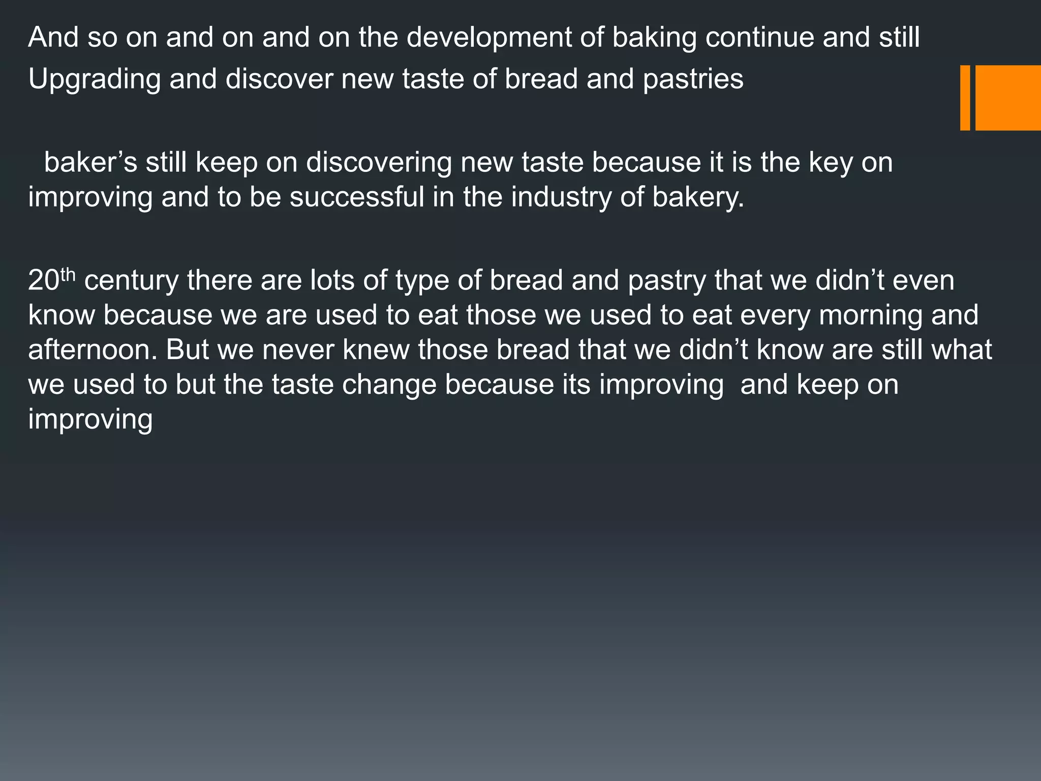 bakery Products.pptx | Desserts and Baking | Food & Drink