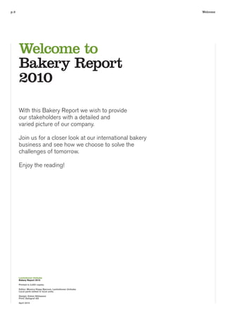 Bakery report 2010 | PDF