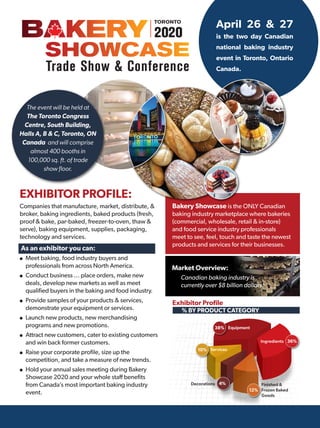 Bakery Showcase 2020 Trade Show and Conference Exhibitor Prospectus | PDF