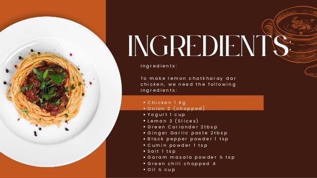 Lemon chicken recipe | PPT