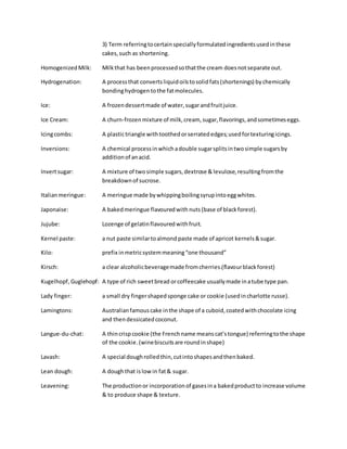 Bakery terms ultimate -jc | DOCX