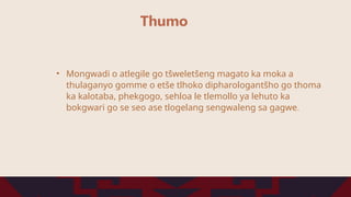 Pego mabapi le BAKGAGA BA GA MPHAHLELE.pptx