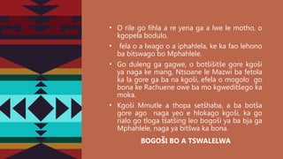 Pego mabapi le BAKGAGA BA GA MPHAHLELE.pptx