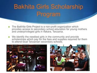 Bakhita girls project | PPTX