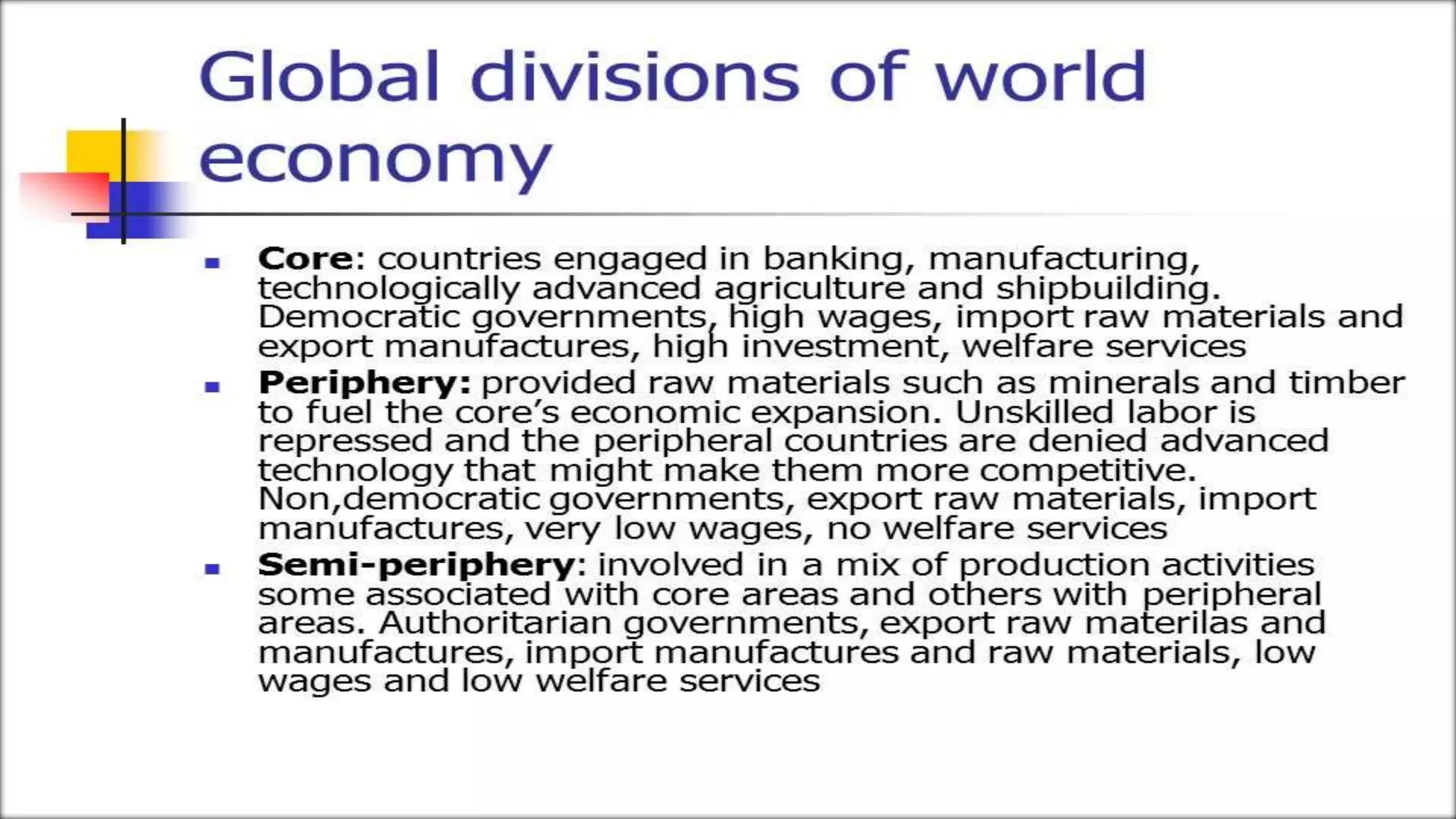 World System theory | PPTX